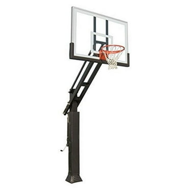 Game Changer In-ground Adjustable Basketball Goal Hoop with 54" Glass ...