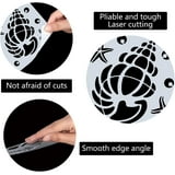 Large Conch Stencils 12x12 Inch Reusable Conch Shell Stencil Sea ...