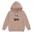 Girls Hooded Tracksuit With Leopard Print And Cherry Design Fleece ...