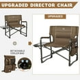 Timber Ridge XXL Oversized Directors Chair - Heavy Duty Folding Camping ...