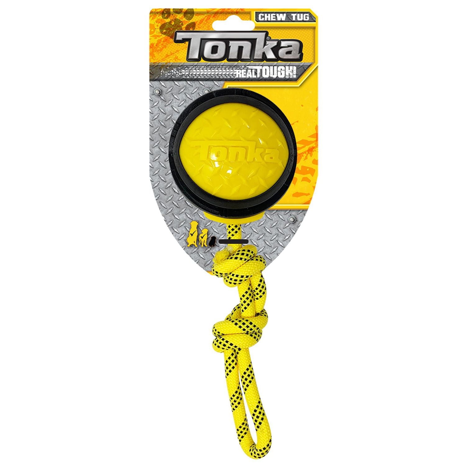 Click here for Tonka Diamond Clad Rope Ball Dog Toy  4 In prices