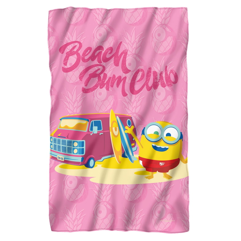 Minions Beach Bum Bob Fleece Blanket 36' x 58' - Walmart.com