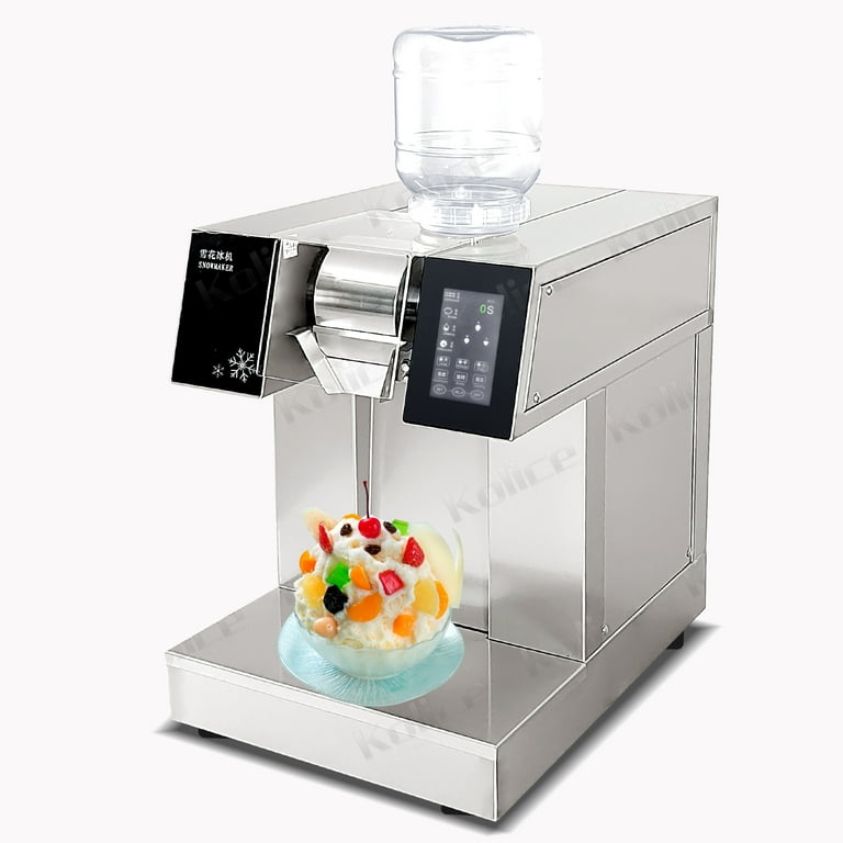 Stainless Steel Snow Cone Maker SNICE Electric Stainless Steel ...