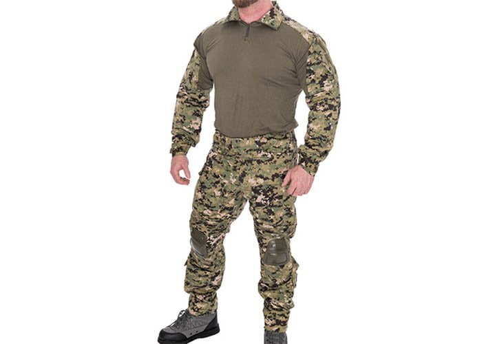 Lancer Tactical Combat Tactical Uniform Set ( Woodland Digital / M ...