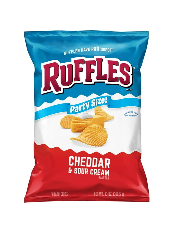 Cheddar and Sour Cream Ruffles in Chips - Walmart.com