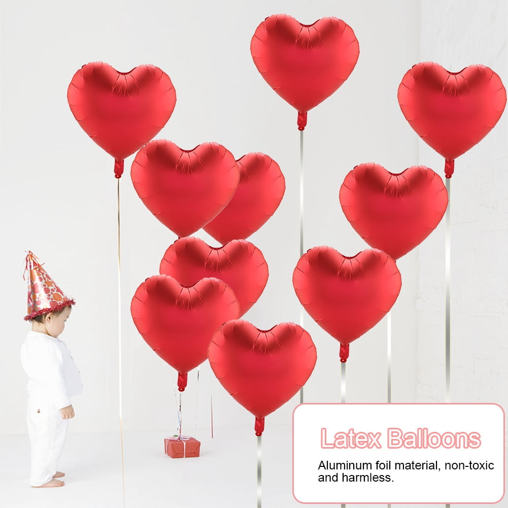 Click here for Crtynell 10pcs Multicolor Heart Shaped Latex Ballo... prices