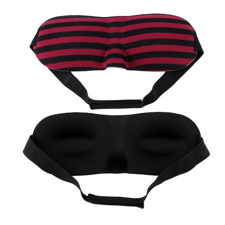 Accueil Bandeau Cache-oeil Polyester 3D couvrir ombre sommeil Masque ...