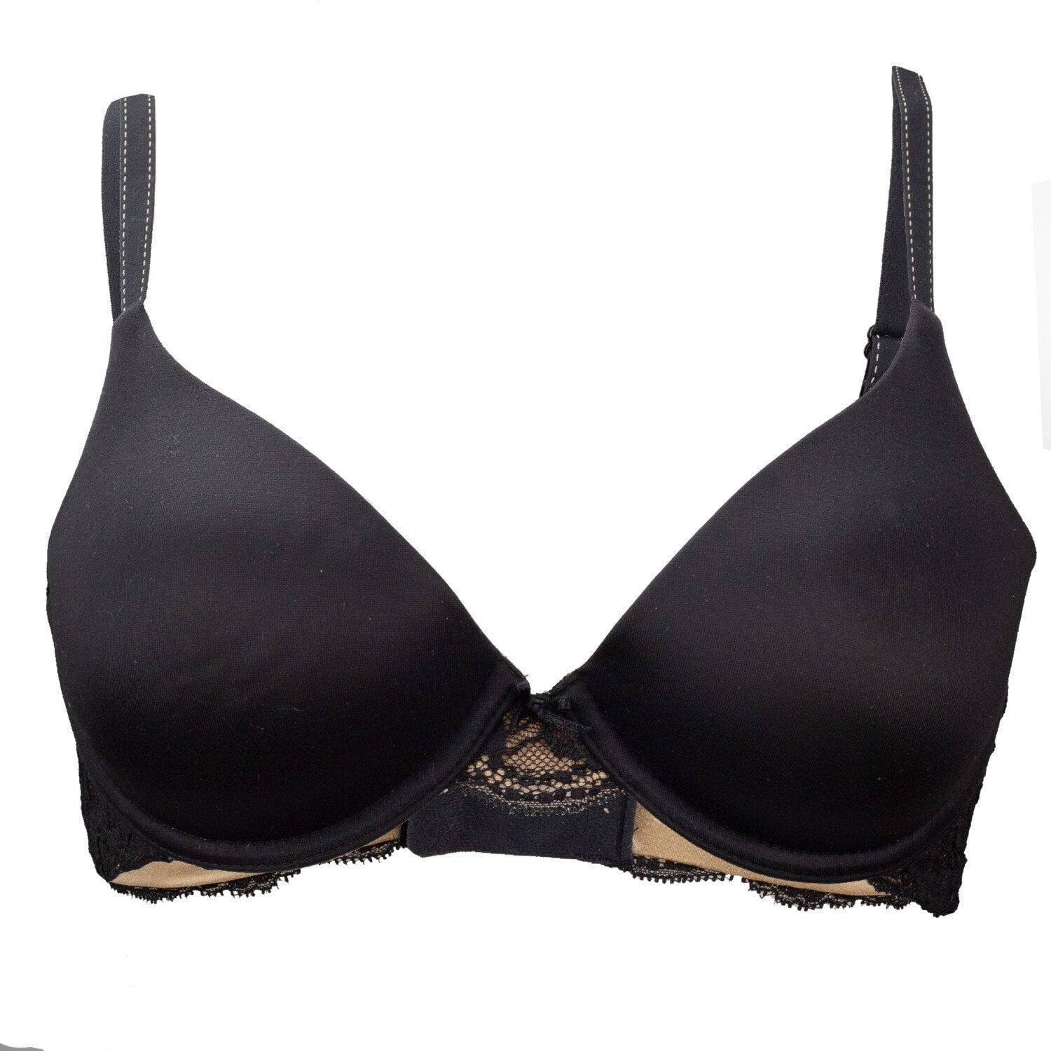 Maidenform Maidenform Womens Black Beige Comfort Devotion