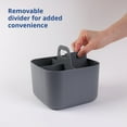 BLUE GINKGO Small Divided Supplies Holder | Stackable, Portable Storage ...