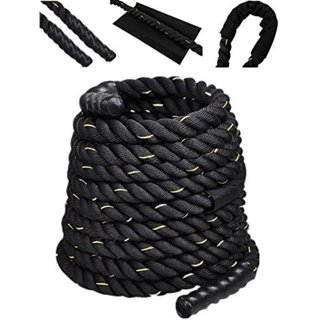 Everyday Essentials Battle Rope 1.5/2 Inch Diameter Poly Dacron 30, 40 ...