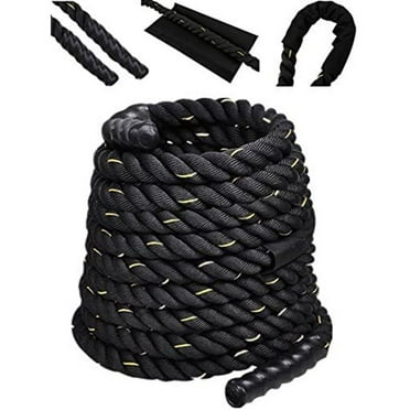 ZENY 1.5" Workout Strength Training Undulation Poly Dacron Battle Rope ...