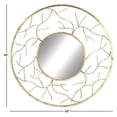 Chic Round Metal Wall Mirror - Walmart.com