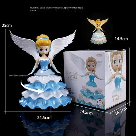 Disney Frozen Ice Princess Electric Rotation Dancing Toys Elsa Anna ...