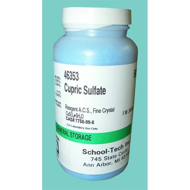 Olympia Sports 46353 Cupric Sulfate reagent fine crystal - 500g ...