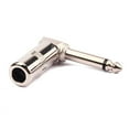 REACHISE 1/4" 6.3mm Right Angle Male Mono Phone Plug Guitar Audio ...