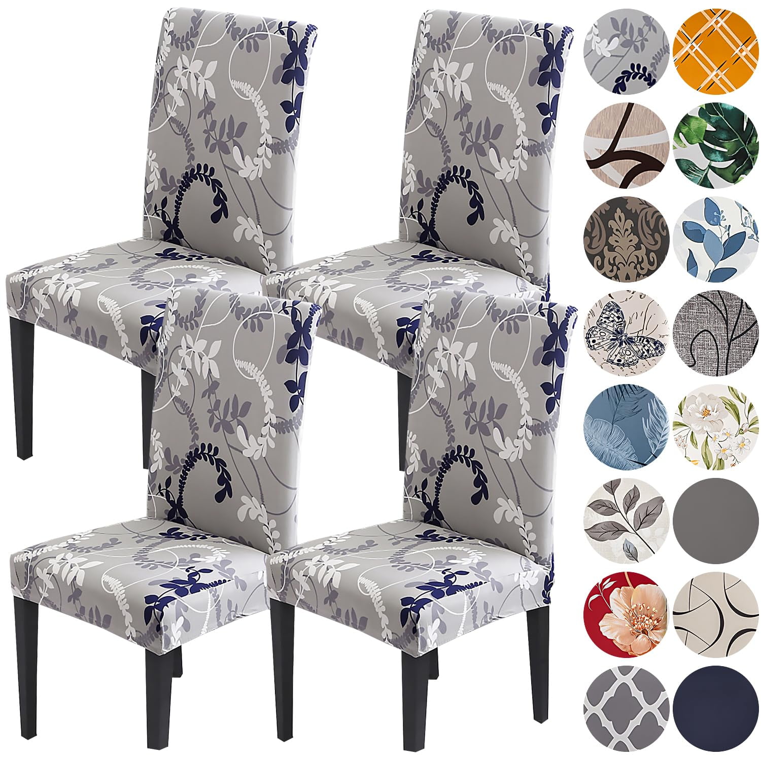Click here for Hzdhclh Chair Covers For Dining Room Set Of 4 Stre... prices