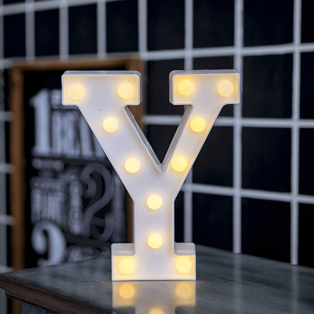 Letras Luminosas Led /22cm / Lampara Decorativa / Abecedario / LETRA X ...