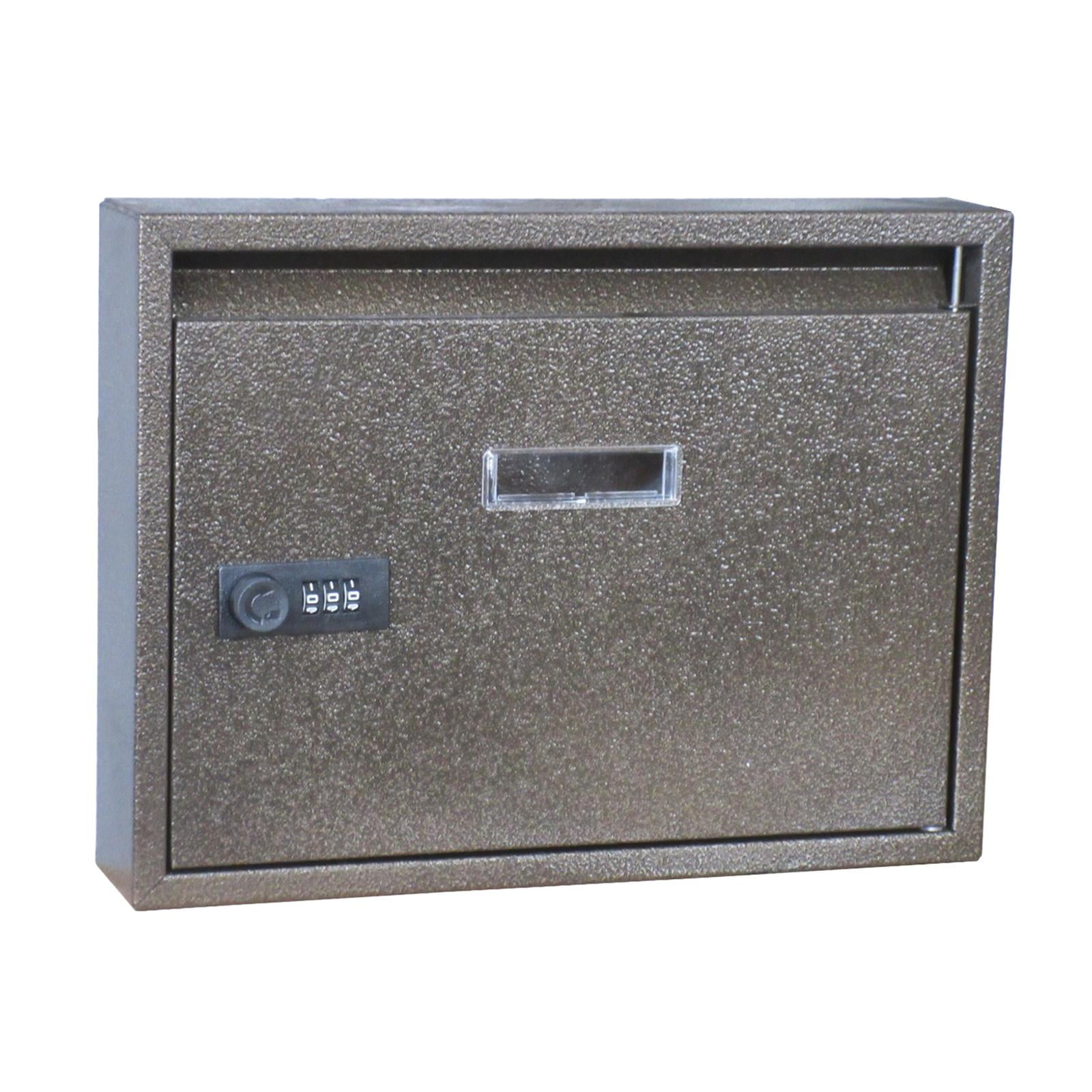 Wall Mounted Post Box Metal Mailbox, for indoor e outdoor Entryway ...