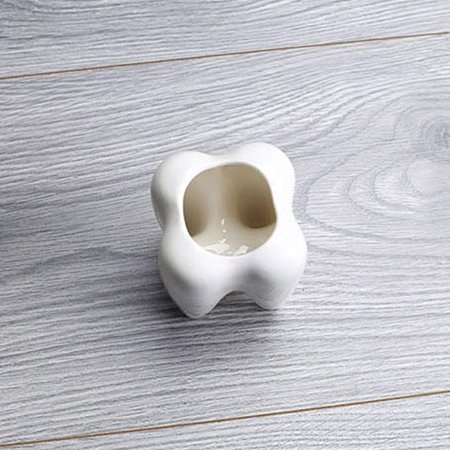 Tooth Shape Innovative White Ceramic Succulent Plants Flower Pot Modern ...