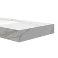 48" Calacatta Gold Sintered Stone Countertop and Undermount Ceramic ...