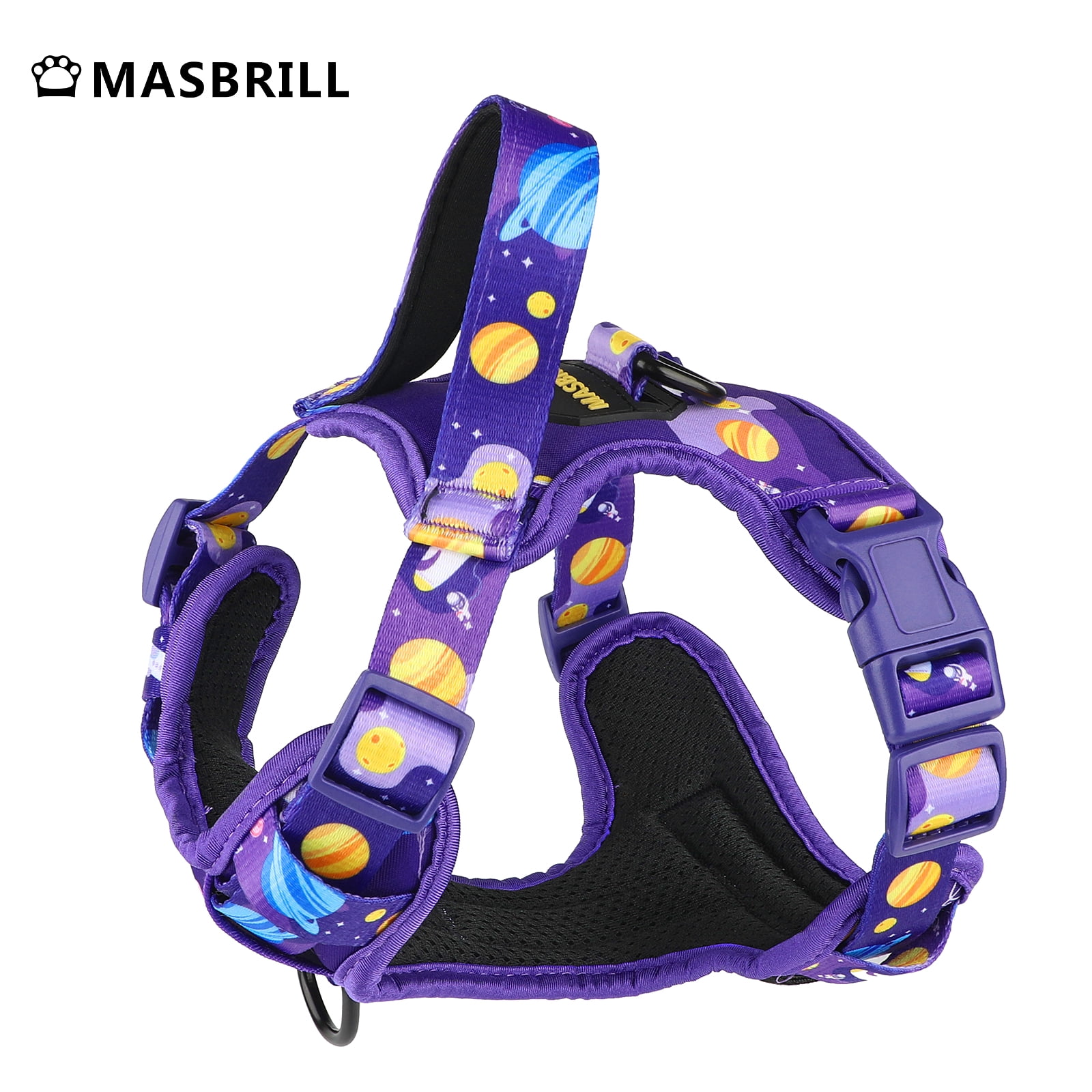 MASBRILL No Pull Dog Harness, Reflective Dog Vest with Handle No Choke ...