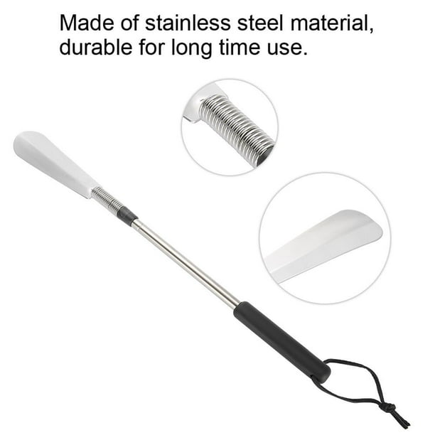 Keenso Long Handle Stainless Steel Shoe Horn, Collapsible Shoehorns ...