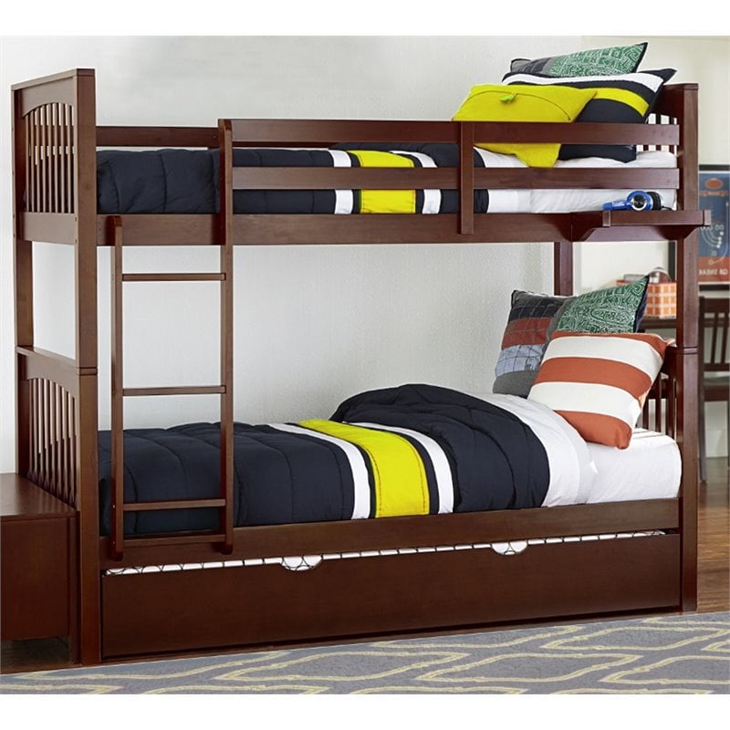 Hillsdale Pulse Twin Bunk with Trundle, Multiple Colors - Walmart.com