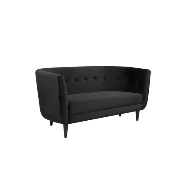 Sofá 2 cuerpos Tavári - Negro GAIA Contemporáneo | Walmart en línea