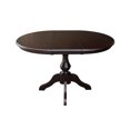 36" Round Extension Dining Table with 4 Madrid Chairs - Set of 5 Pieces ...
