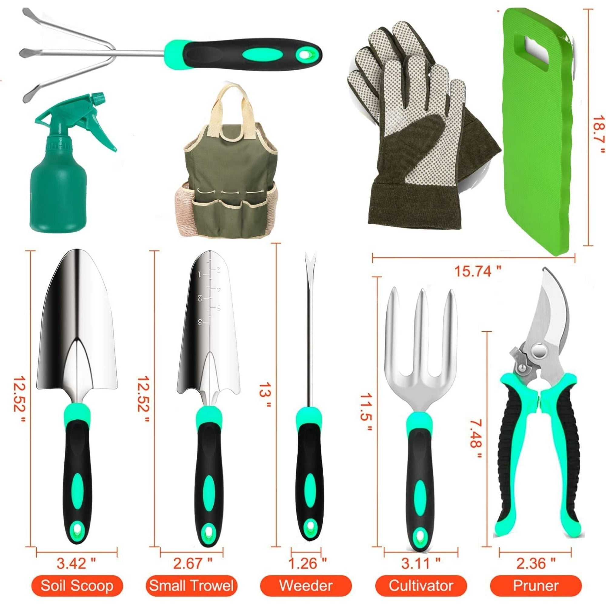 Click here for Scuddles Garden Tools Set - 10-Piece Heavy Duty Ga... prices