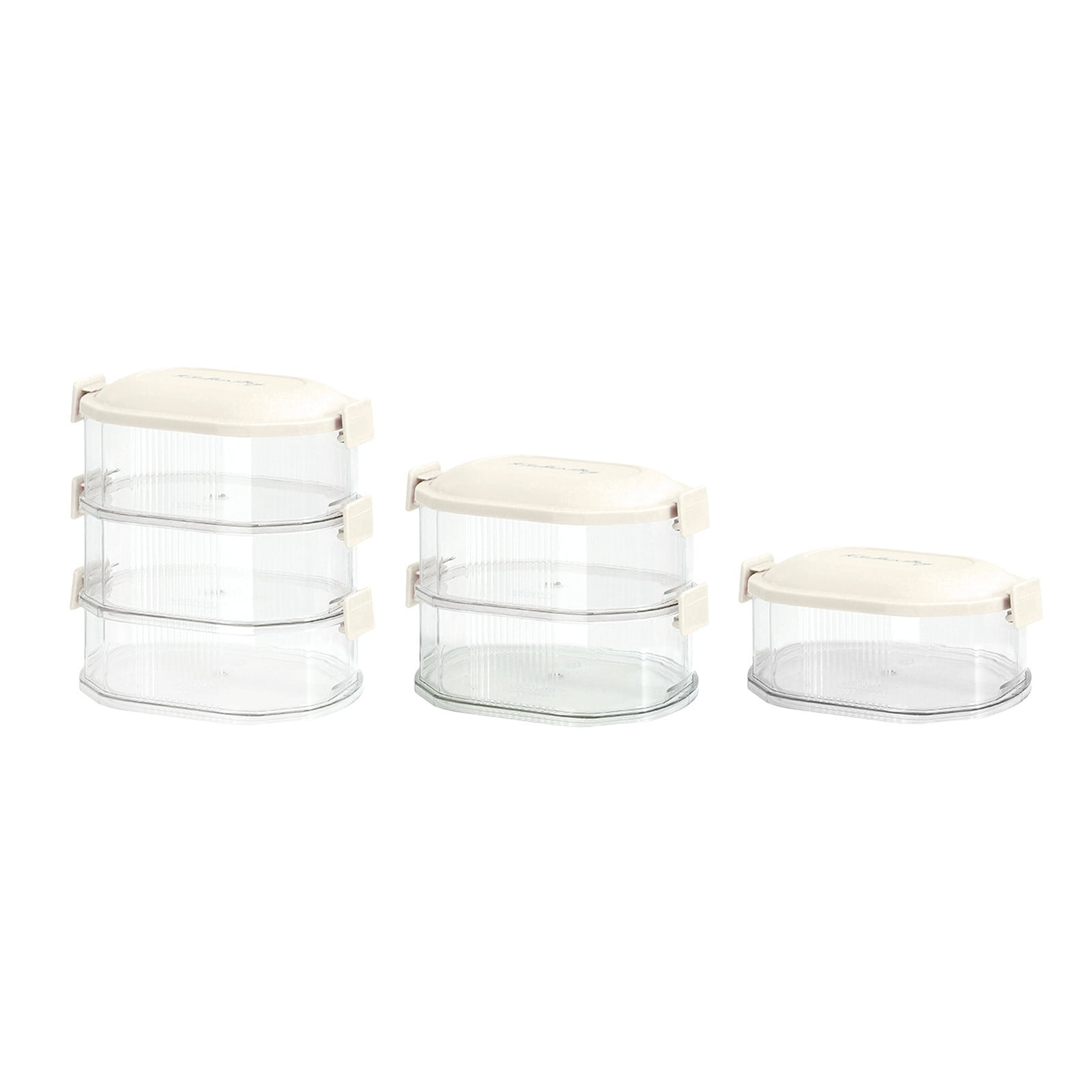 Click here for Laijunchiii Layered Seasoning Storage - Transparen... prices