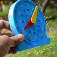 FRCOLOR Blue Plastic Kids Educational Alarm Clock for Playing and ...