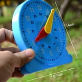 FRCOLOR Blue Plastic Kids Educational Alarm Clock for Playing and ...