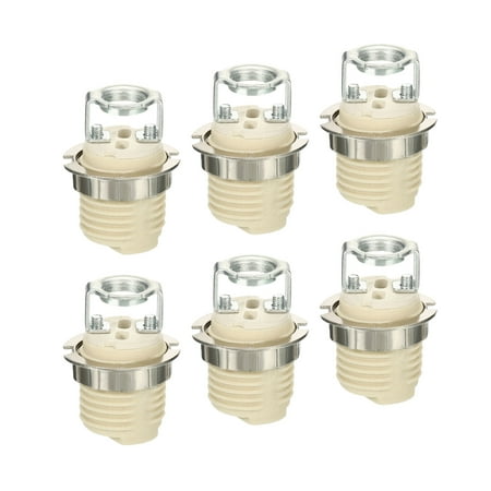 Uxcell G9 Light Base Socket Kit, 6 Pack Ceramic Lamp Holder Base with ...