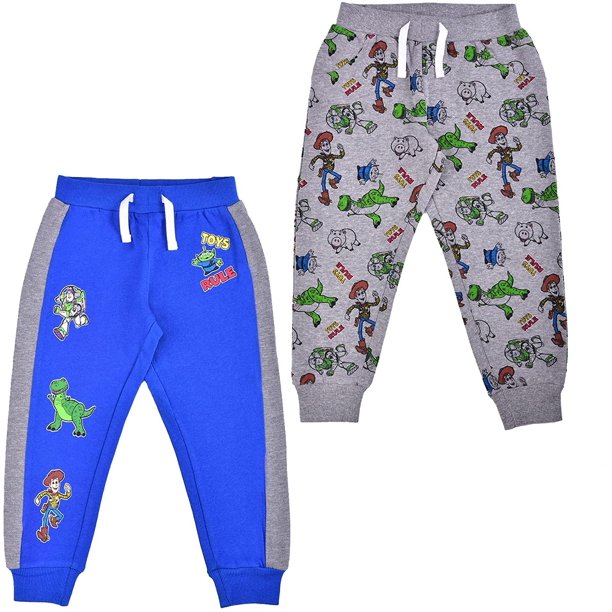 Disney Boys Jogger Pants Set, Athletic Sweatpants with Toy Story Print ...