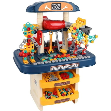 Kids Tool Set Pretend Play Tool Bench Boys Toys Work Shop Tools ...