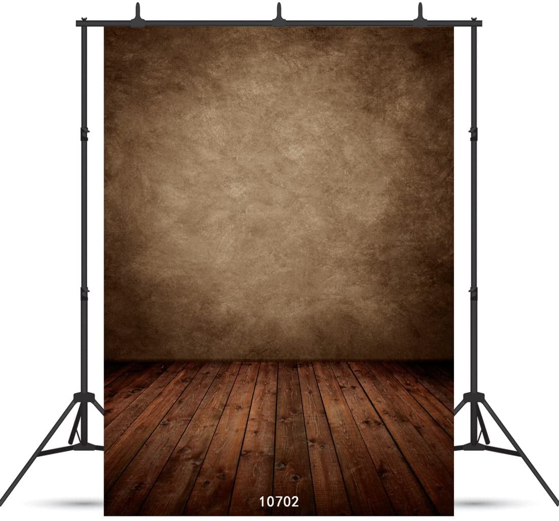 WOLADA 5x7ft Vintage Backdrop Photography Backdrops Retro Solid Brown ...