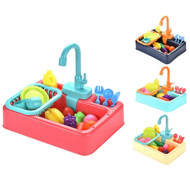Kids Toy Sink Kitchen Sink Toys for Kids Pretend Kitchen with Sink ...