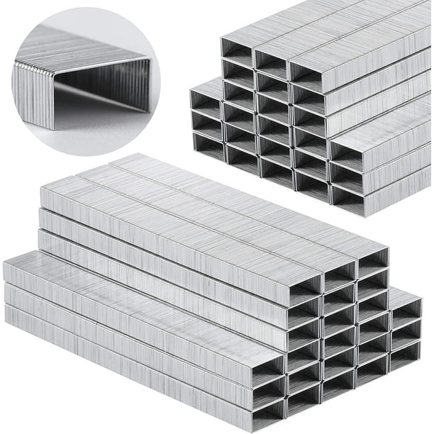 10,000 Staples, Standard Staples for Stapler, 1/4 inch Staples,, Office ...