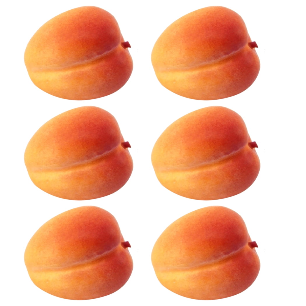 Click here for Coofit 6pcs Faux Fruit Lifelike Apricot Decorative... prices