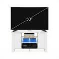 Furinno Econ TV Stand Entertainment Center in White - Walmart.com