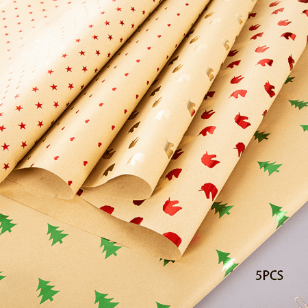yayagoli 5-pack,high quality thick wrapping paper,birthday wrapping ...