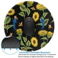 Disketp Bees And Sunflowers Small Mouse Pad 7.9x7.9 Inches,Washable ...