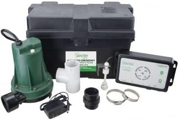 Basement Sentry by Zoeller STBB200 Battery Backup Sump Pump System Plus ...