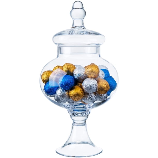 KSCD Clear Glass Apothecary Jars, Candy Buffet Display, Elegant Storage ...
