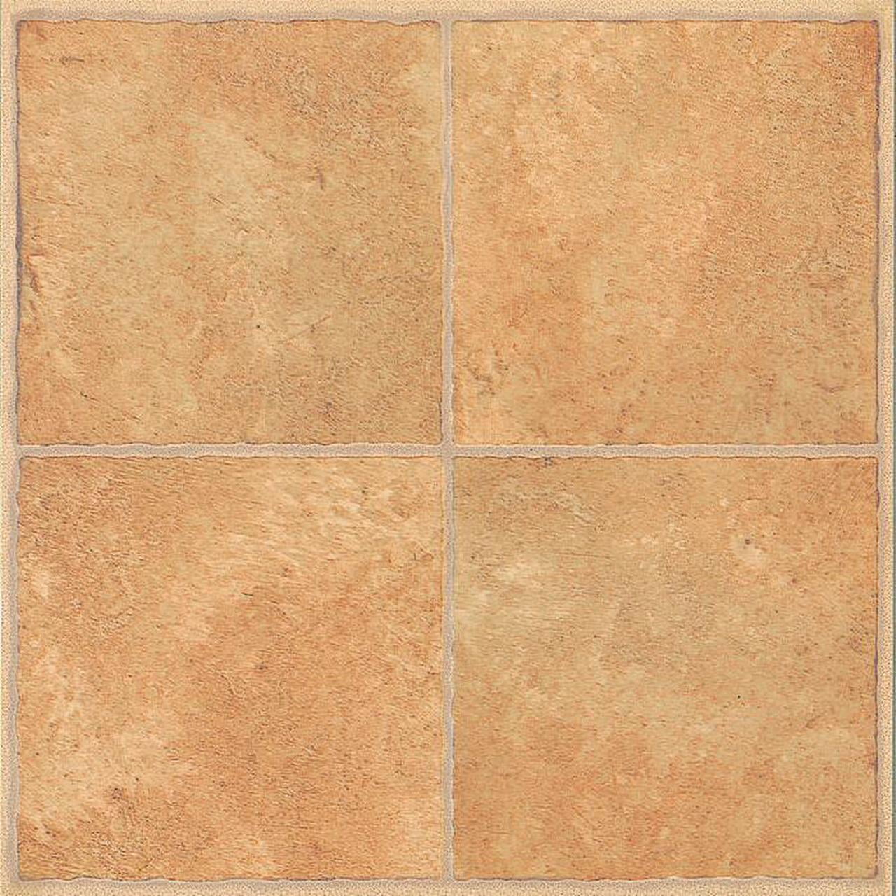 ProSource Self-Adhesive 4 Square Floor Tile, 12 In L X 12 In W X 1.2 Mm ...