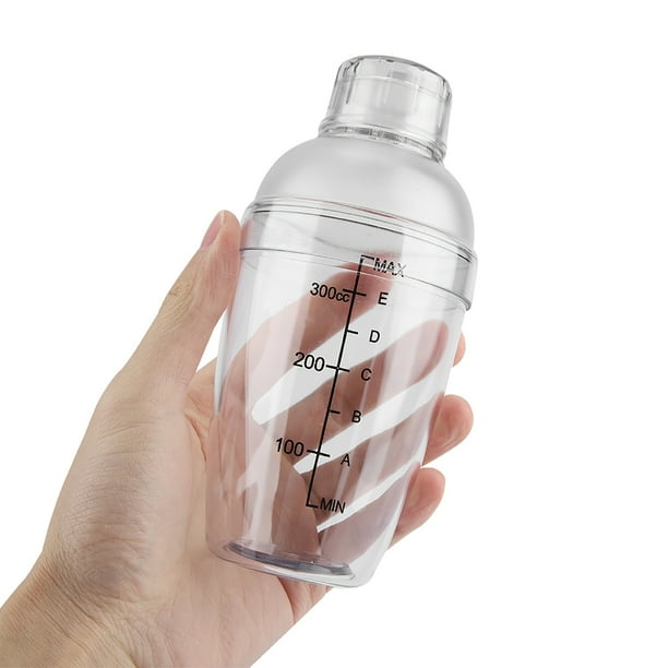 Fine Punching Technology Shaker Transparent Bottle PC Resin Cocktail ...