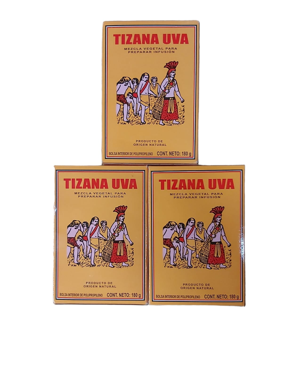 Te de Tizana Uva a granel de 180 g pack de 3 Centro Botanico Azteca Caja | Walmart en línea