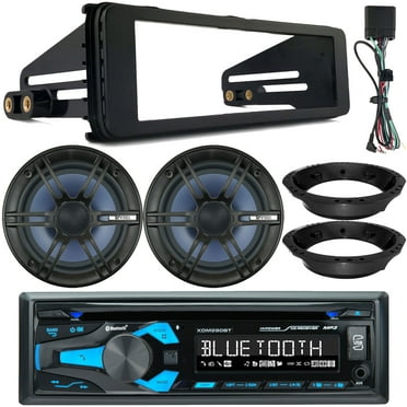 PYLE PLR14MPF - In-Dash AM/FM-MPX MP3 Shaft Style Dual Knob Radio w/USB ...