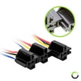 Bosch Style 12V DC 5-PIN SPDT Interlocking Automotive Relay Socket ...